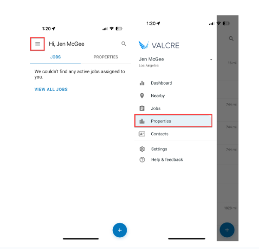 Valcre Mobile: Adding Properties – Valcre Online Support