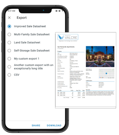 Valcre Mobile: Complete appraisals anywhere – Valcre Online Support
