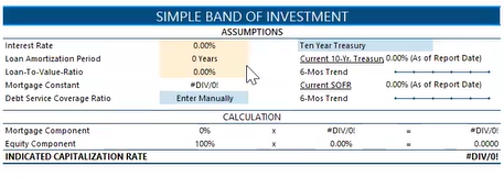 Valuation Workbook: Using the OAR - Capitalization Rates sheet – Valcre ...