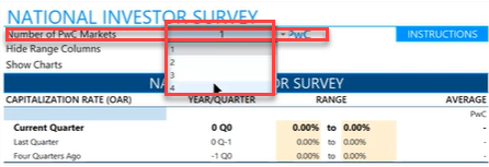 Valuation Workbook: Using the OAR - Capitalization Rates sheet – Valcre ...