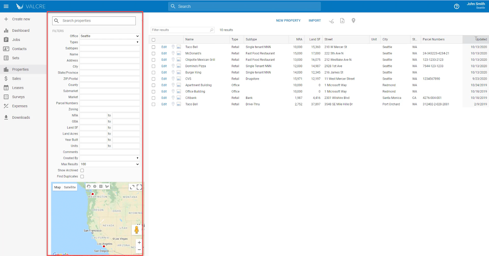 Valcre Online: Using Expense Comparables – Valcre Online Support