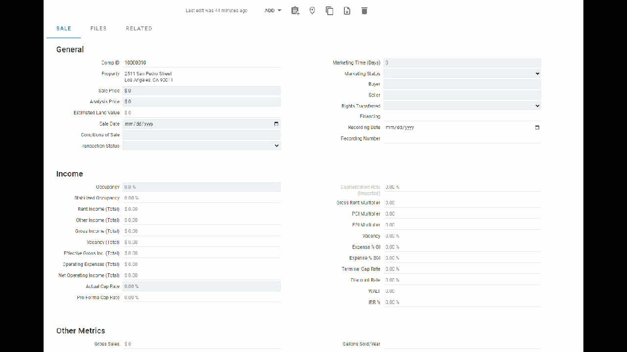 Valcre Online: Using Expense Comparables – Valcre Online Support