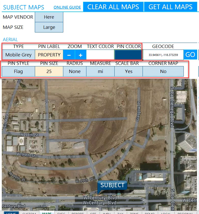 Valcre Workbook: MAPS- Regional, Aerial & Local Maps sheet – Valcre ...